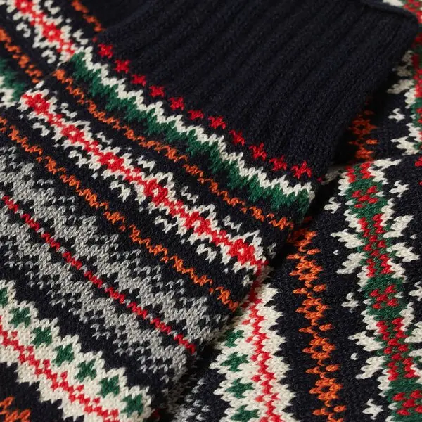 BEAMS Fair Isle Sock