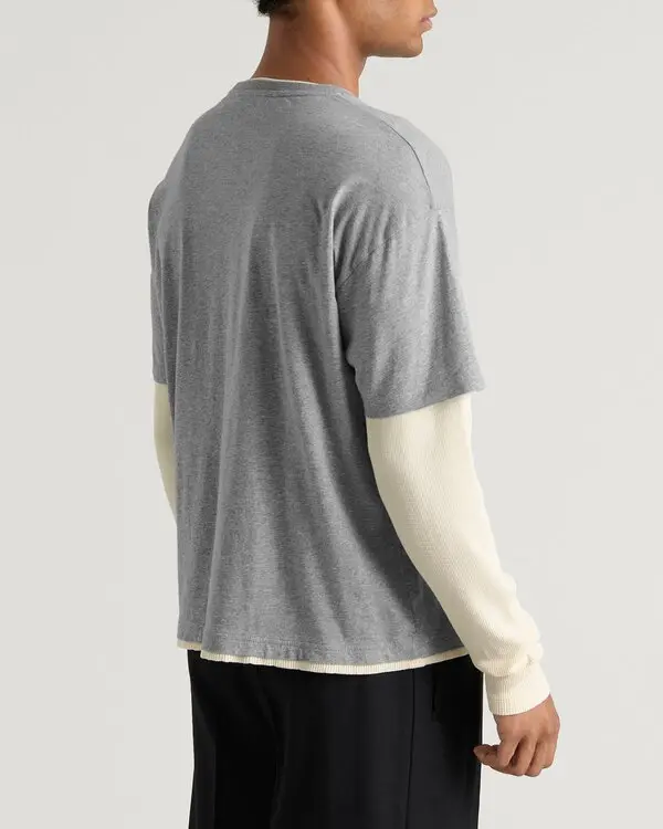 DANIEL SIMMONS Layered Long Sleeve T-shirt