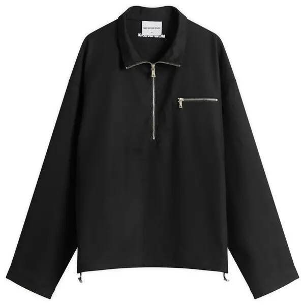 MKI MIYUKI ZOKU Suiting Quarter Zip Sweatshirt