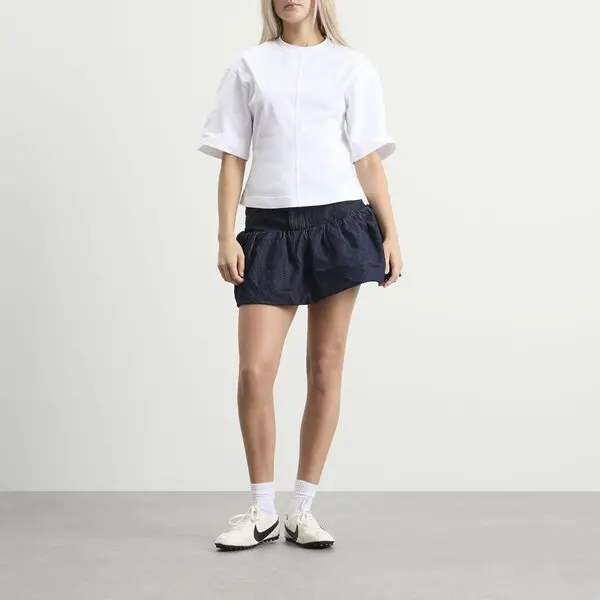 GANNI Denim Bubble Mini Skirt