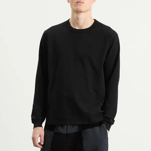 LES TIEN Heavyweight Binded Classic Long Sleeve T-shirt