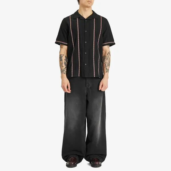 WAX LONDON Didcot Stripe Dobby Shirt