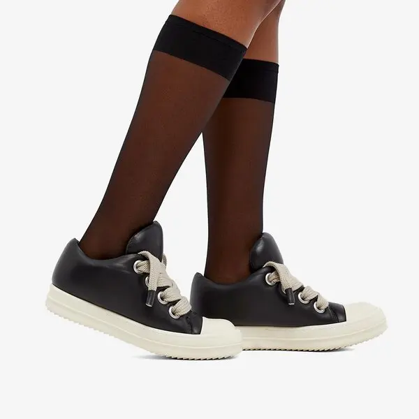 Rick Owens Jumbo Lace Padded Low Sneakers