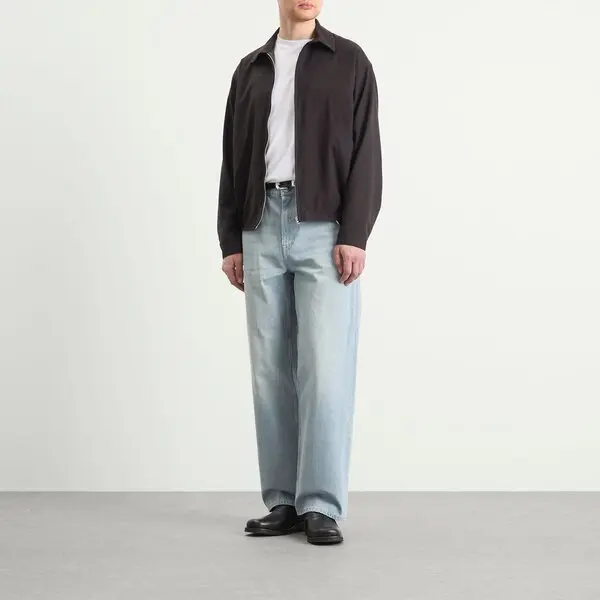 KAPTAIN SUNSHINE Wool Poplin Zip Blouson