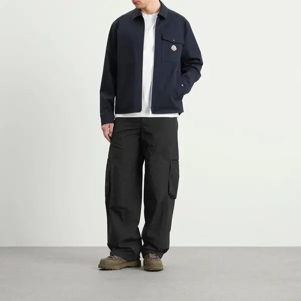 Moncler Gabardine Cotton Shirt Jacket