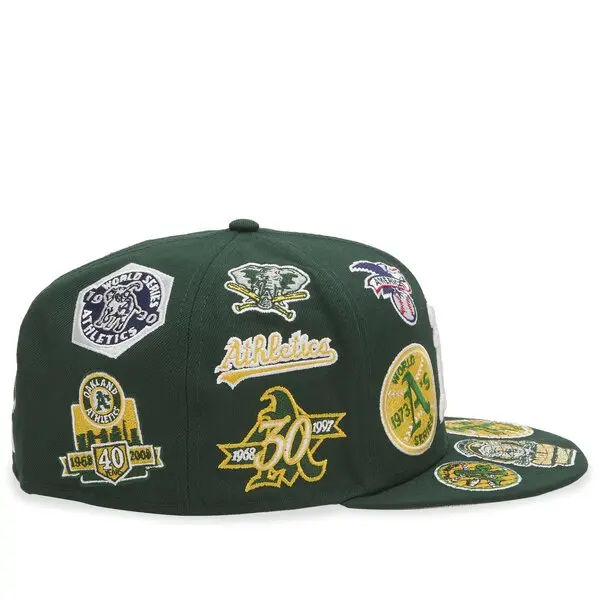 New Era Image Oakland Athletics All Over 59fifty Cap