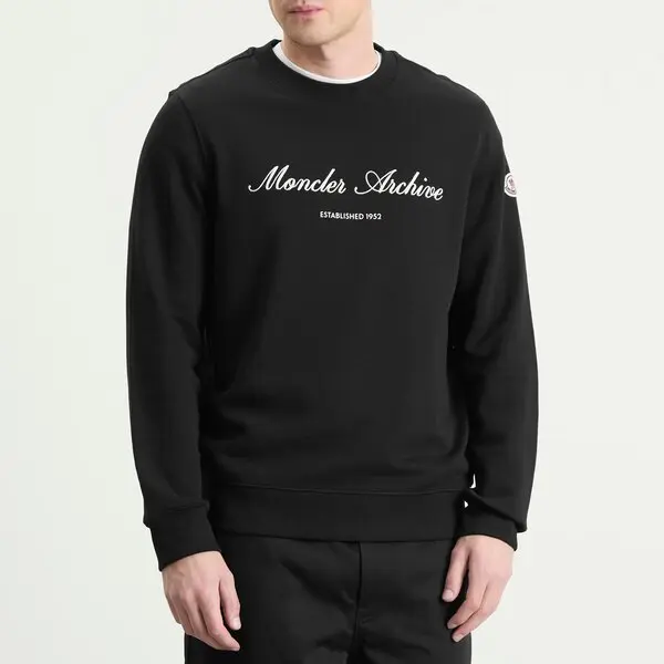 Moncler Archive Embroidered Logo Sweatshirt