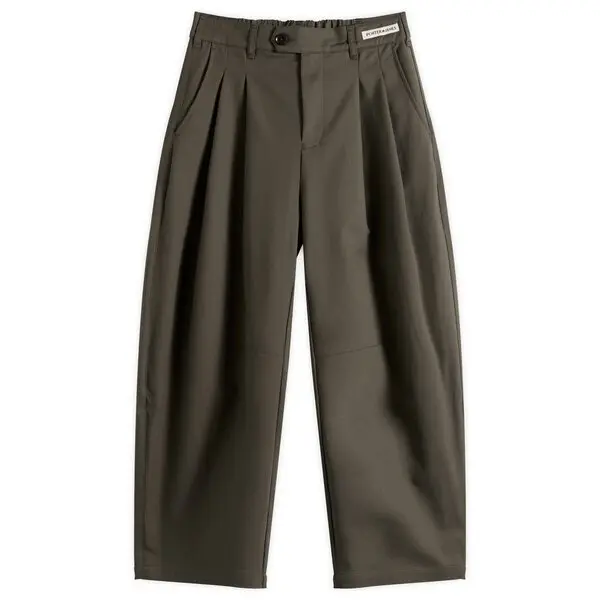 PORTER JAMES Dart-knee Pleated Trousers