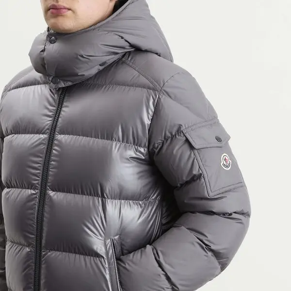 Moncler Maya Mixed Materials Padded Jacket
