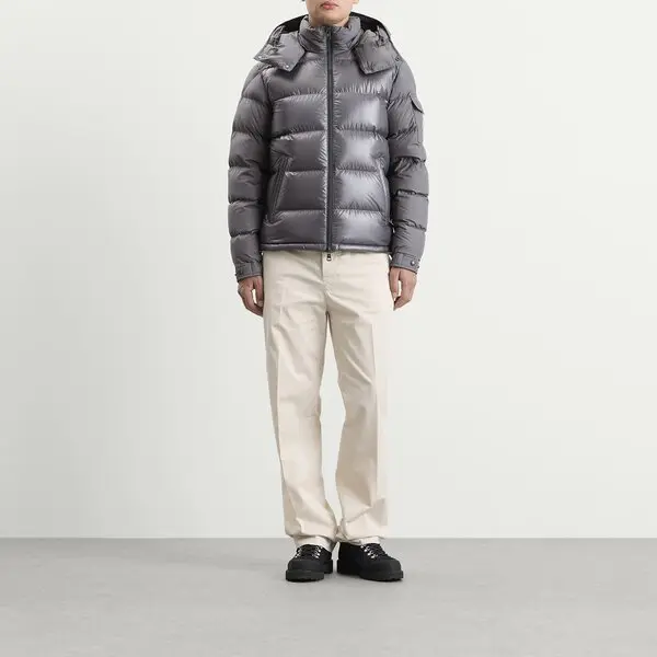 Moncler Maya Mixed Materials Padded Jacket