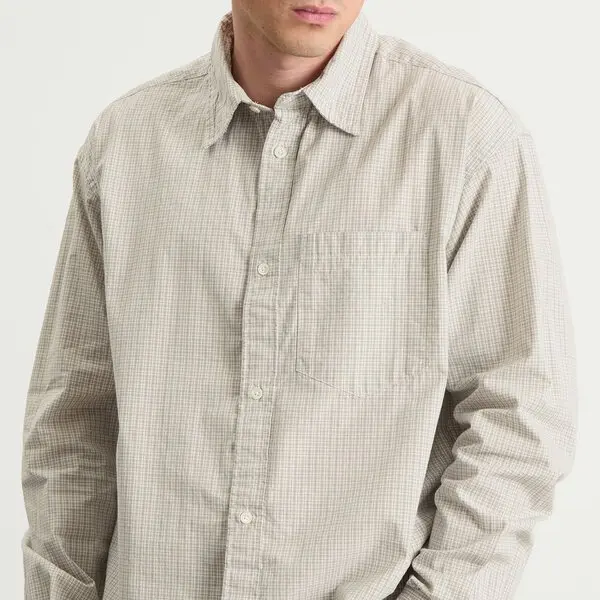 Norse Projects Ole Oversize Poplin Check Shirt