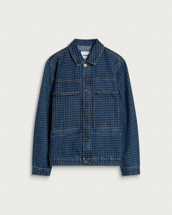 BUTTER GOODS Grid Denim Jacket