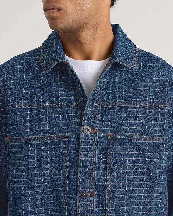 BUTTER GOODS Grid Denim Jacket