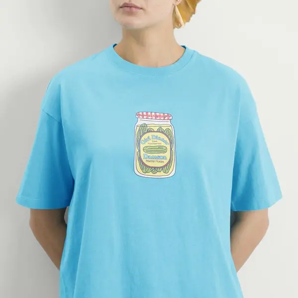 DAMSON MADDER Snack Plate Graphic T-shirt