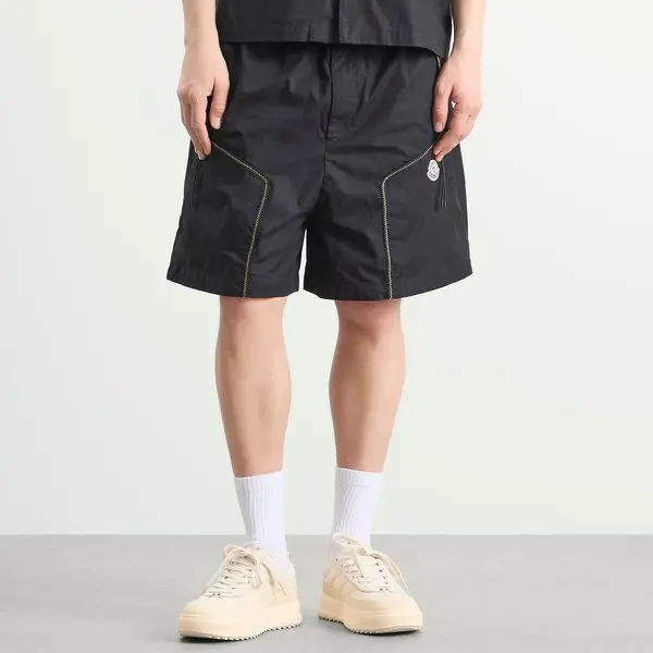 Moncler Contrast Stitch Shorts