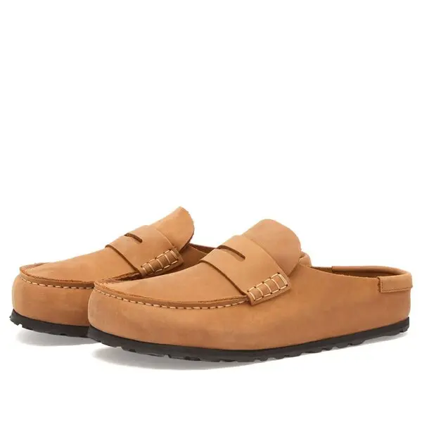 BIRKENSTOCK Naples Wrapped Oiled Leather Shoes
