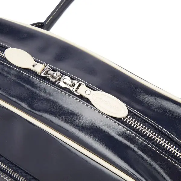 PEACHY DEN Bowler Bag - Blueberry