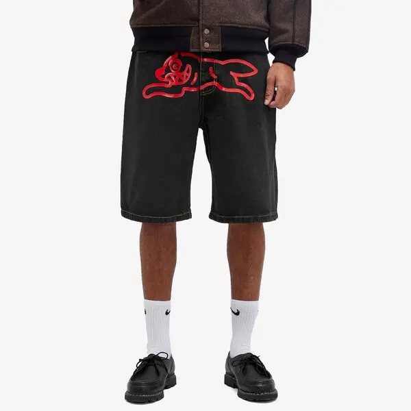 ICECREAM Running Dog Denim Shorts