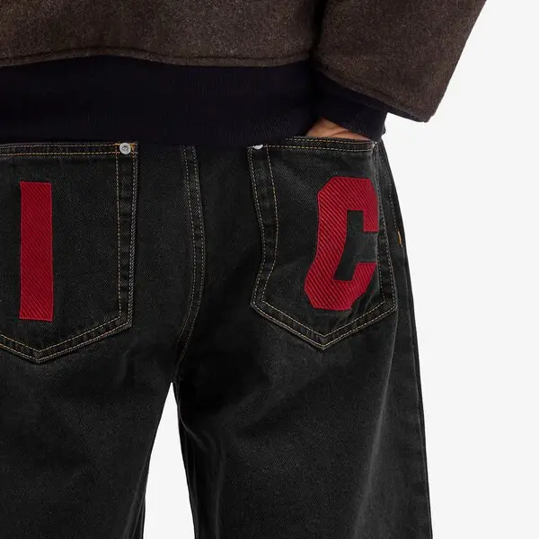 ICECREAM Running Dog Denim Shorts