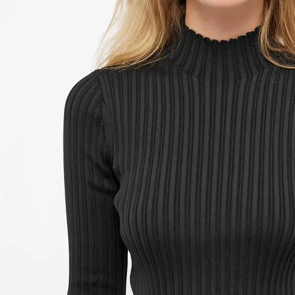 Acne Studios Ribbed Crew Knit Sweatshirt