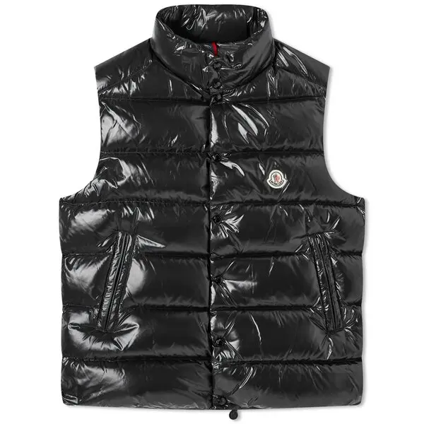 Moncler Tibb Padded Gilet Jacket - Black