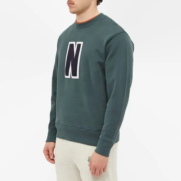 Norse Projects Arne Varsity N Crew Sweatshirt
