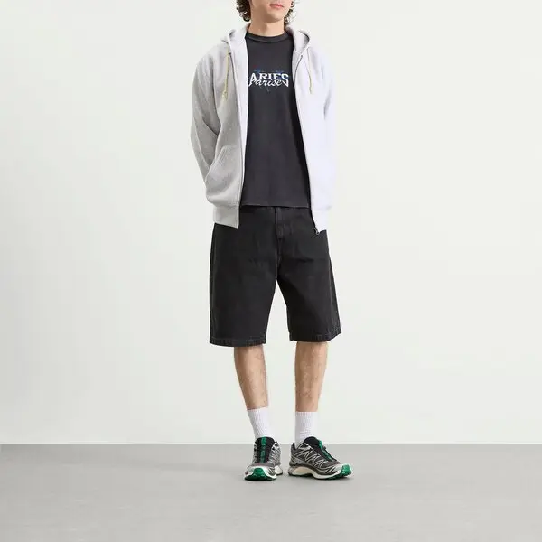 Champion Reverse Weave Fleece Zip Hoodie - Grey