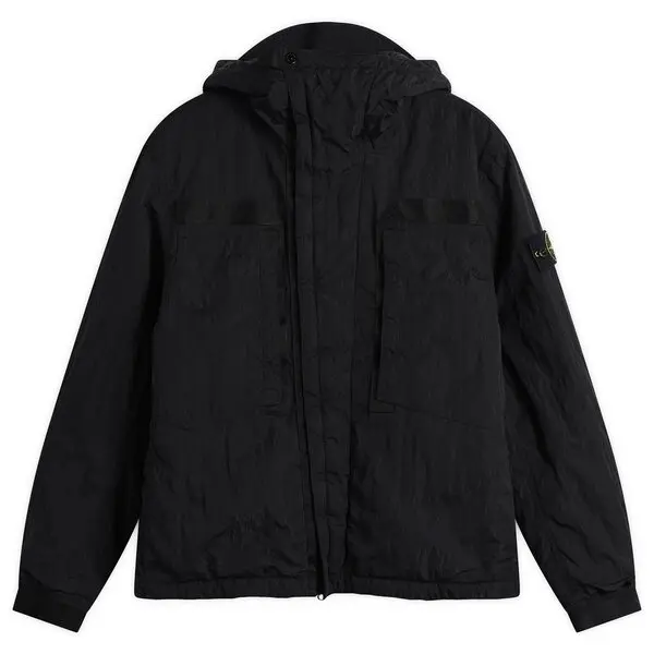 Stone Island Warp Rib Nylon-tc Hooded Jacket