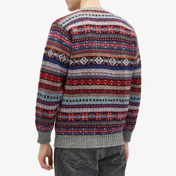 JAMIESON'S OF SHETLAND Fair Isle Crew Knit