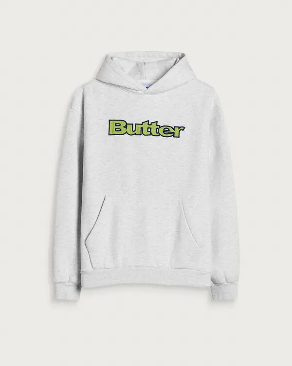 BUTTER GOODS Ripstop Logo Applique Hoodie