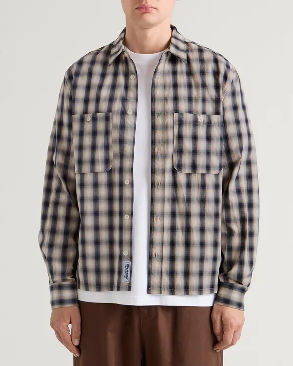 BUTTER GOODS Shadow Plaid Shirt