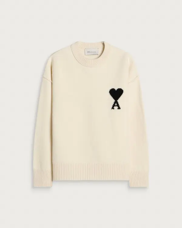 AMI Paris Crewneck Contrasted Adc Jumper