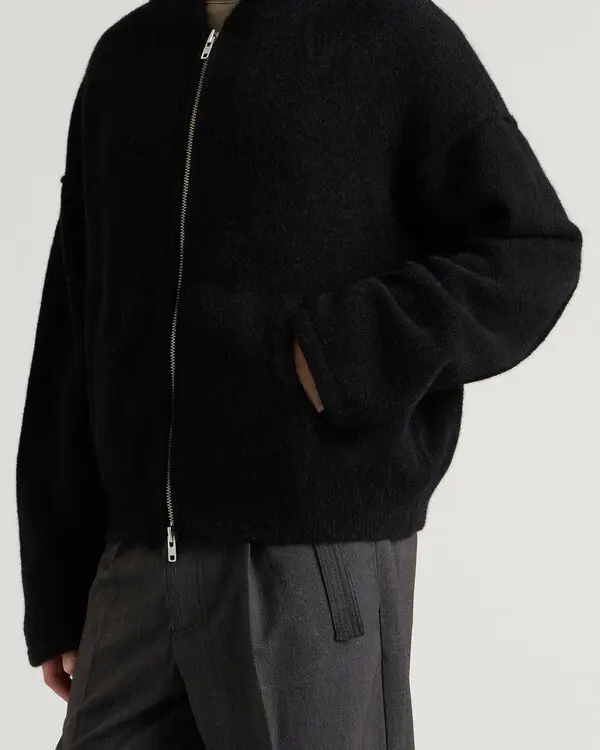 BEACH BRAINS Knit Zip Hood