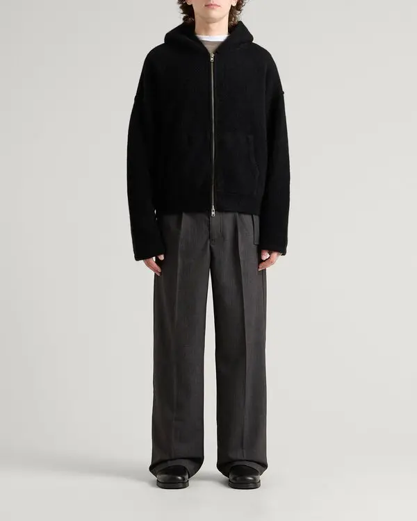 BEACH BRAINS Knit Zip Hood