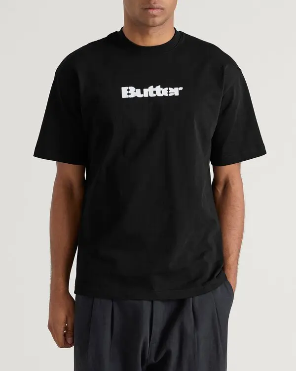 BUTTER GOODS Stencil Logo T-shirt