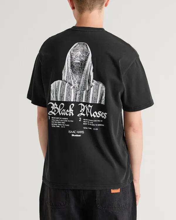 BUTTER GOODS Black Moses T-shirt