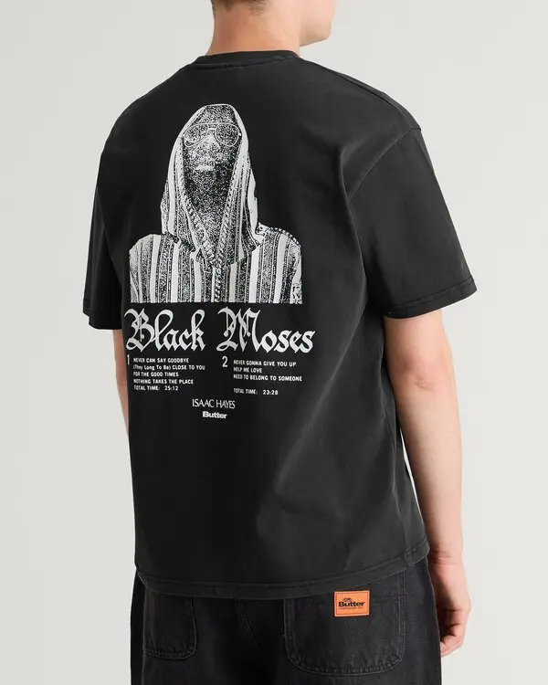 BUTTER GOODS Black Moses T-shirt