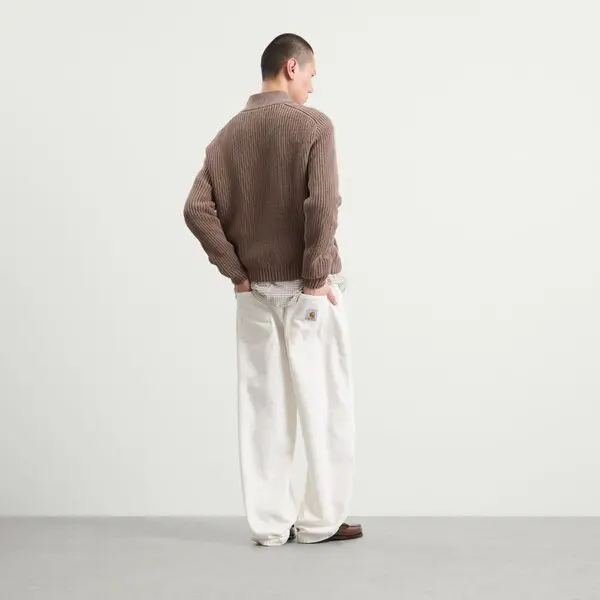 RONNING Quarter Zip Fisherman Sweater