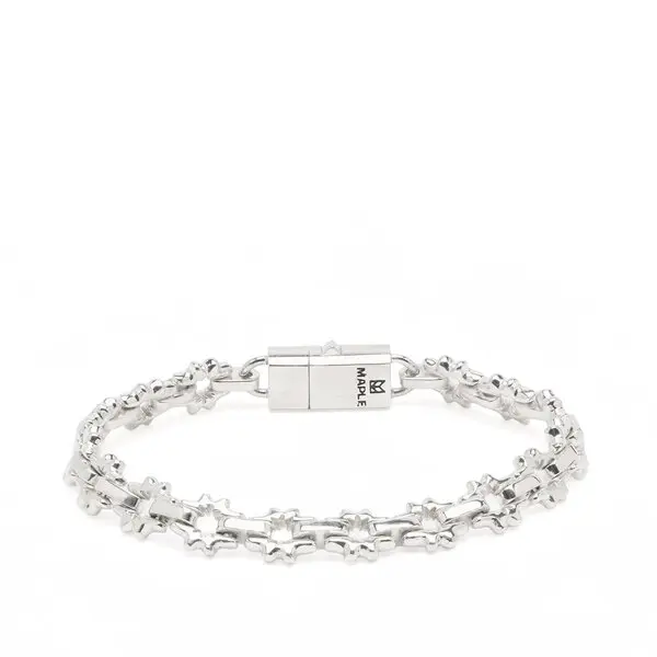 MAPLE Flower Bracelet - Silver