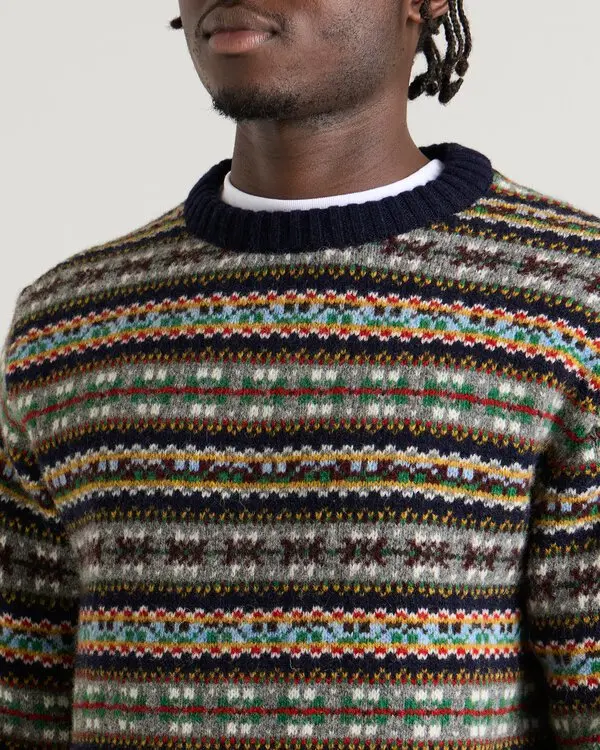 Barbour Scottish Made Fairisle Crew