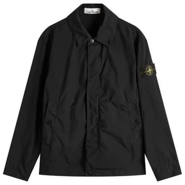 Stone Island Light Compact Touch Poly-tc Jacket - Black