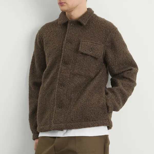 CAFÉ MOUNTAIN Curly Boxy Explorers Jacket