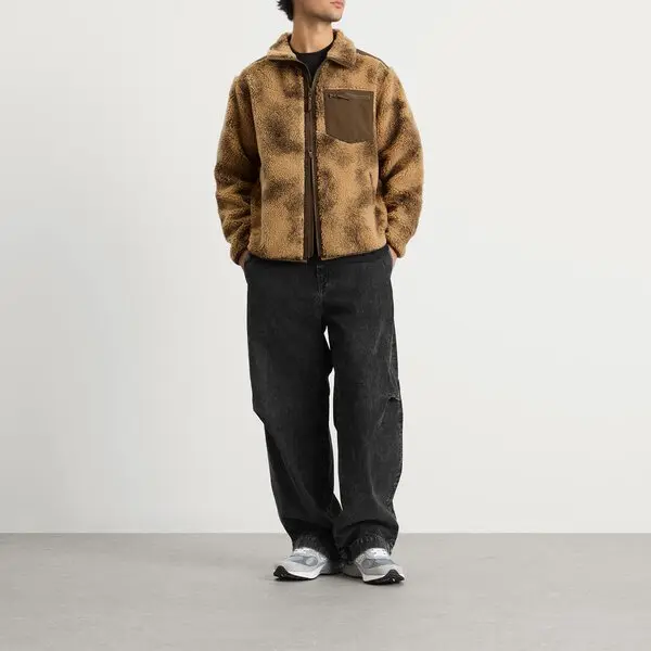 CORRIDOR Oak Zip Fleece Jacket