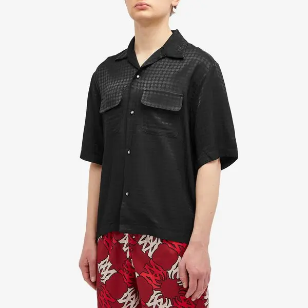 Amiri Ma Quad Jacquard Camp Shirt