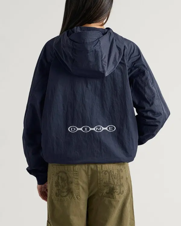 DIME Crinkled Tech Windbreaker Jacket