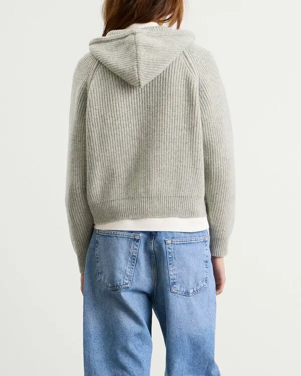 DUNST Hooded Knit Cardigan