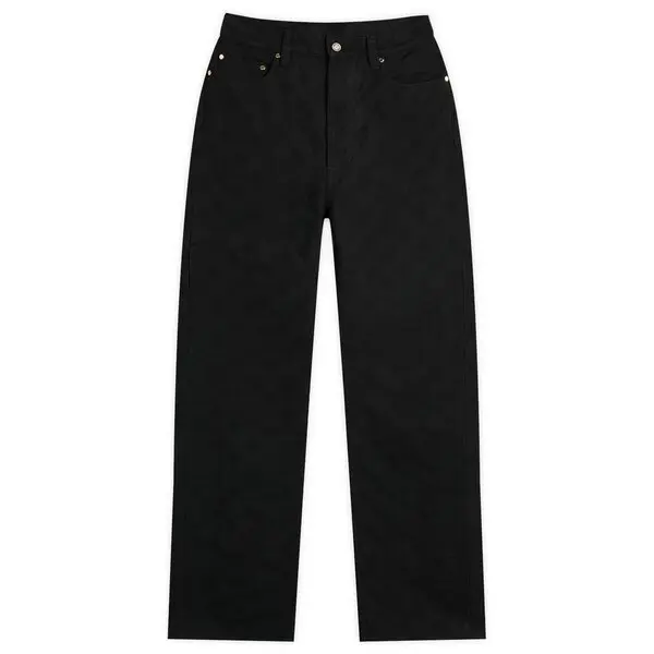 Casablanca Denim Straight Leg Monogram Jeans