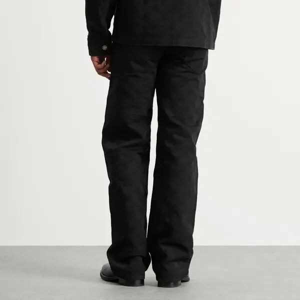 Casablanca Denim Straight Leg Monogram Jeans