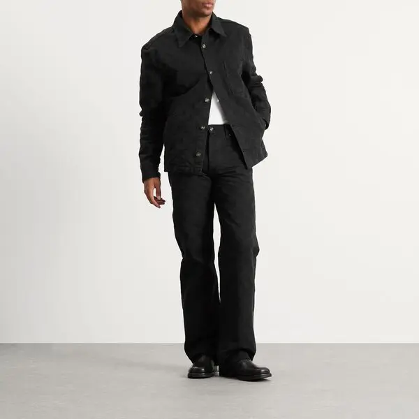 Casablanca Denim Straight Leg Monogram Jeans