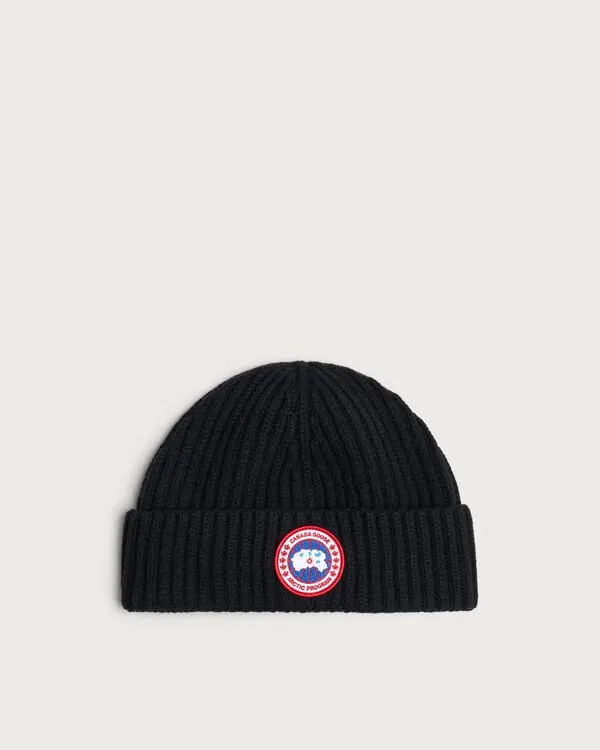 Canada Goose Cashmere Blend Rib Toque Beanie